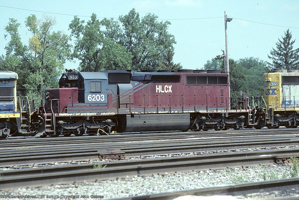 HLCX SD40-2 6204